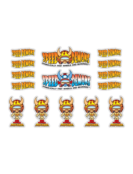 Speed Demons Logo Sticker Sheet